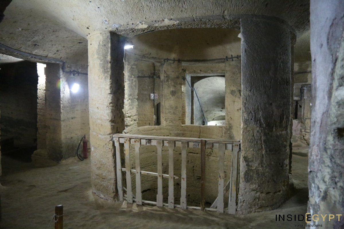 Catacombs of Kom El Shoqafa - Inside-Egypt